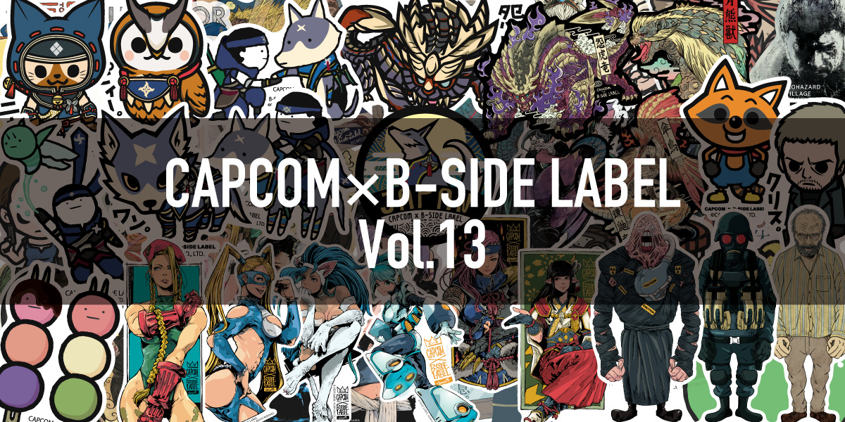 CAPCOM×B-SIDE LABEL コラボ第13弾！！！！！ – B-SIDE LABEL