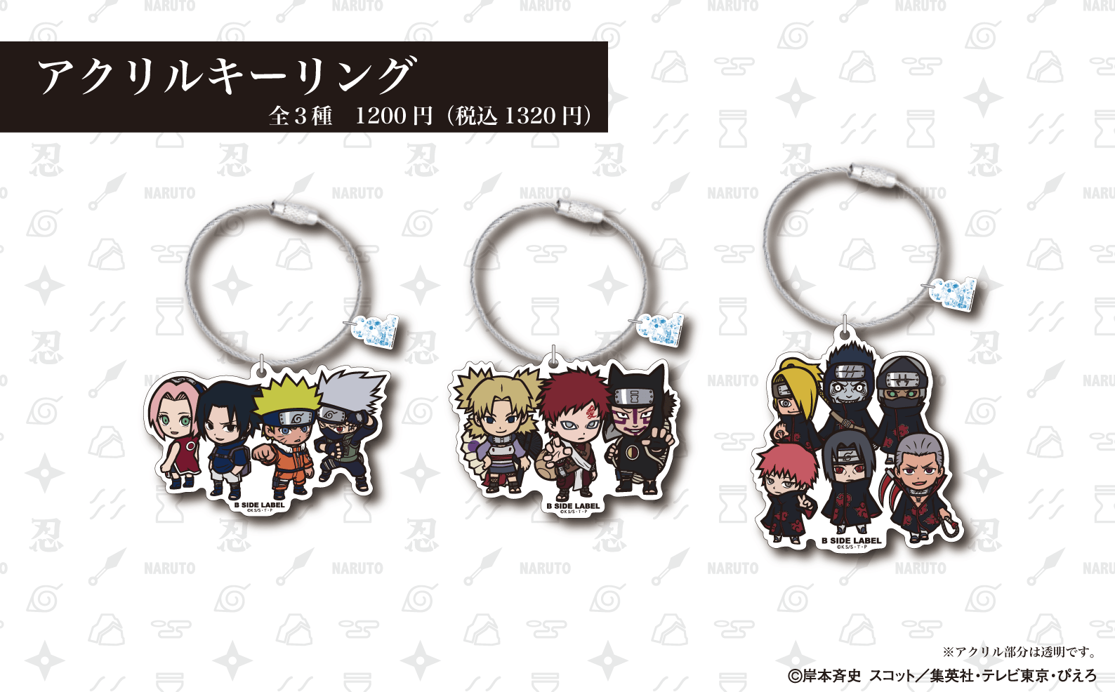 「NARUTO-ナルト-」シリーズステッカー第2弾＆雑貨アイテム発売決定！ – B-SIDE LABEL